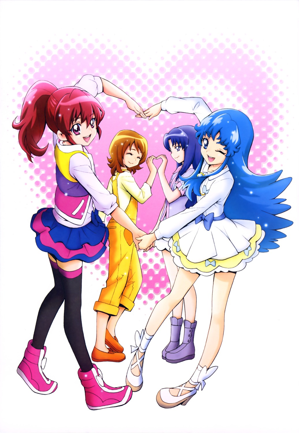 kamikita futago happiness charge precure! pretty cure aino megumi hikawa iona oomori yuuko ...